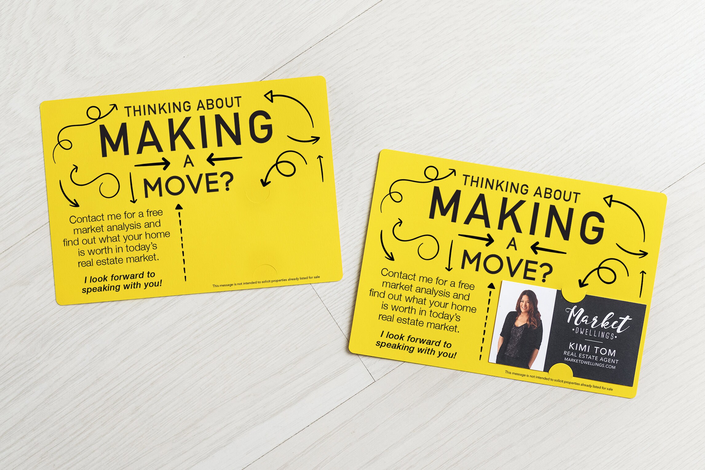 SET of Making a Move Real Estate Mailers With Envelopes - Etsy