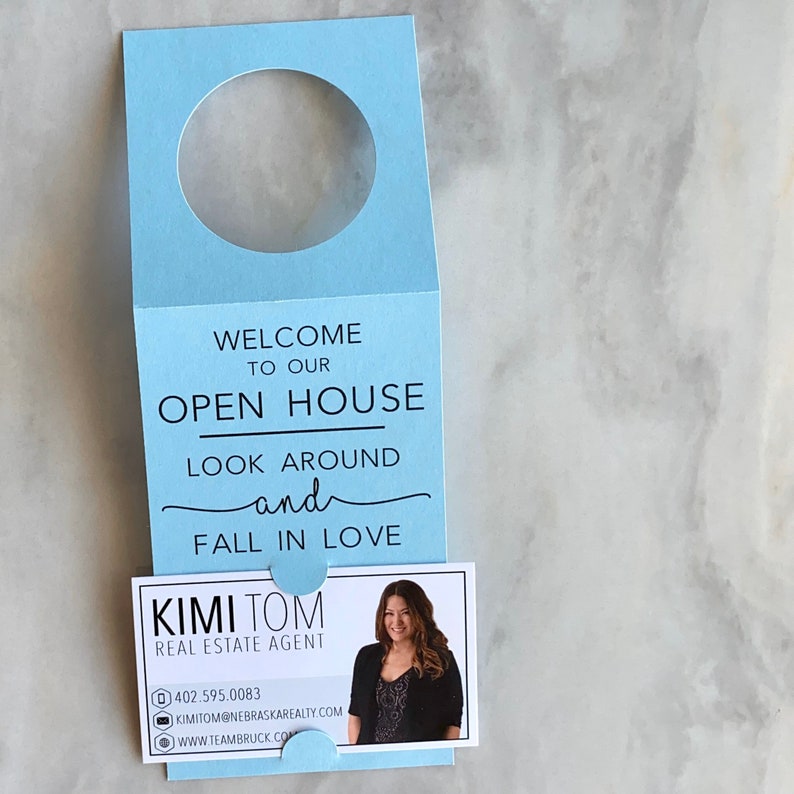 Bottle Hang Tags for Open Houses & Real Estate Agents Real | Etsy