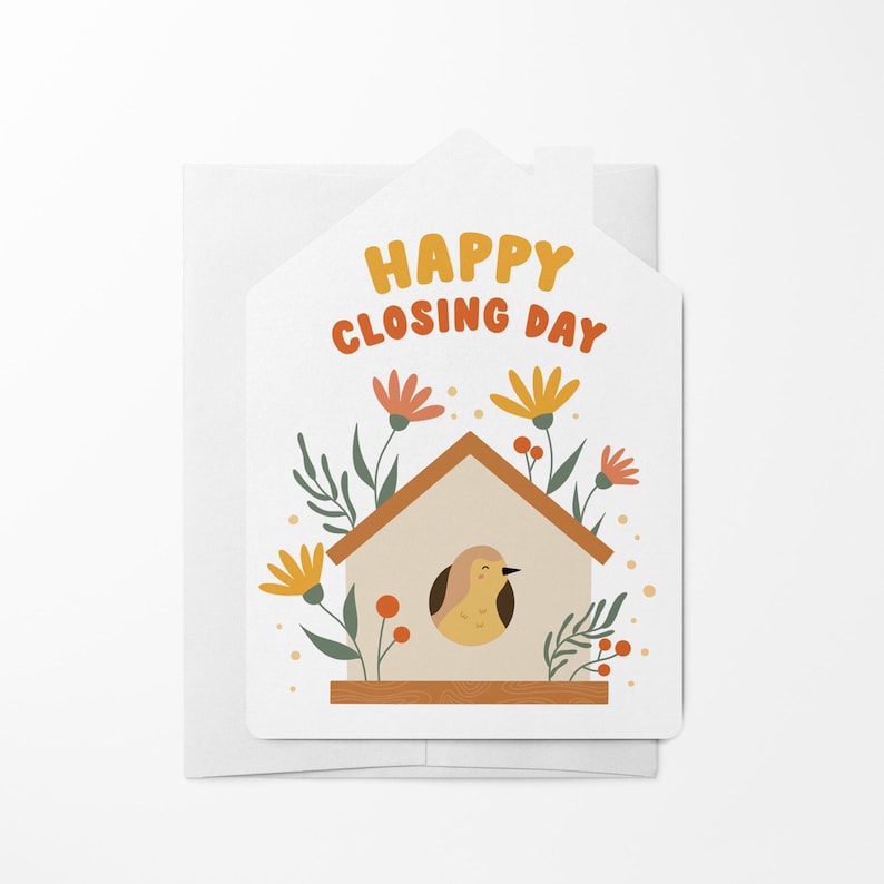 Set of Happy Closing Day Greeting Cards | Envelopes Included | Real ...