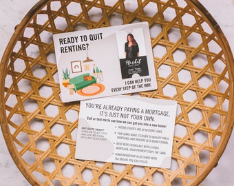 SET of Ready to Quit Renting Mailer With Envelope Real - Etsy