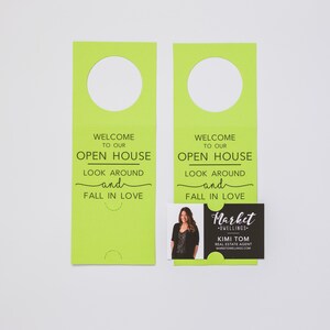 Bottle Hang Tags for Open Houses & Real Estate Agents Real Estate Agent ...