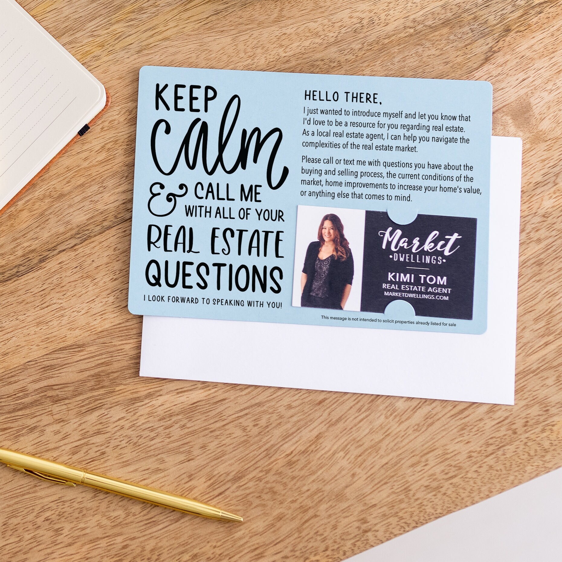 SET of Keep Calm and Call Me With All of Your Real Estate - Etsy