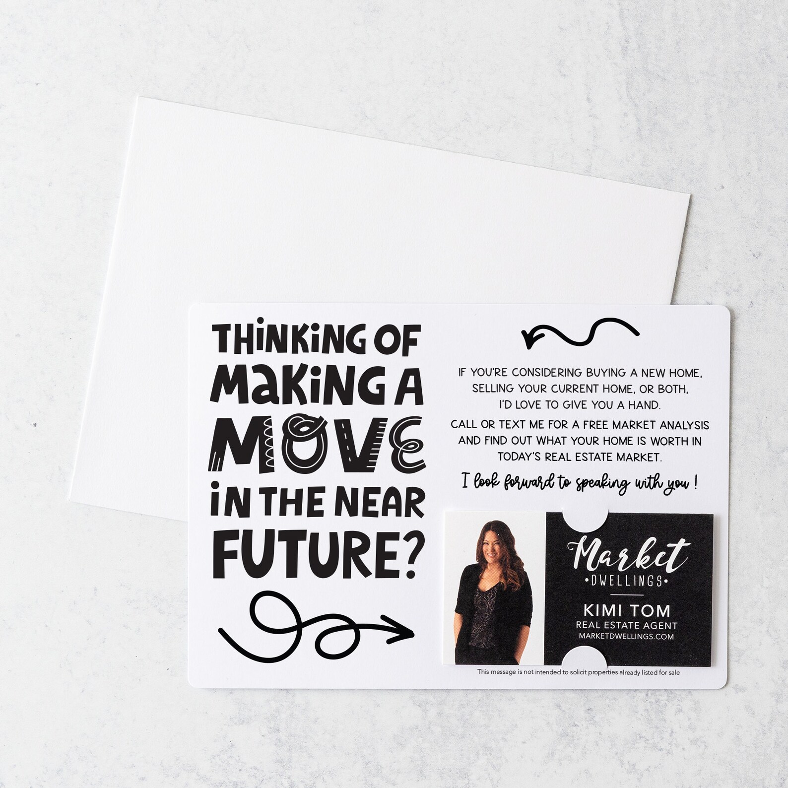 SET of Making a Move Real Estate Mailers With Envelopes - Etsy