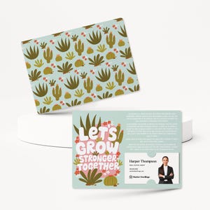 Set of Let's Grow Stronger Together Mailers | Envelopes Included | Real ...