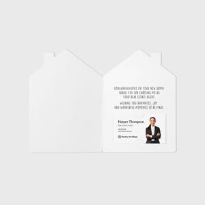 SET of Floral Happy Closing Day Greeting Cards W/envelopes | Home ...