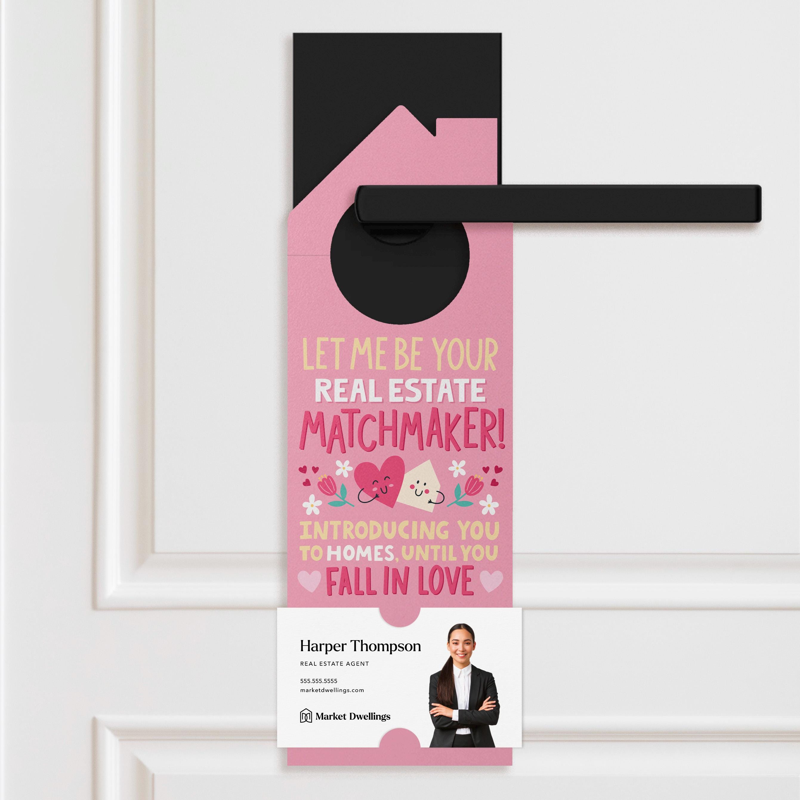Let Me Be Your Real Estate Matchmaker! Door Hangers | Valentine's Day ...