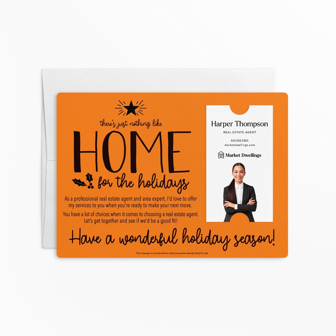 Vertical SET of There's Just Nothing Like Home for the Holidays Mailer ...