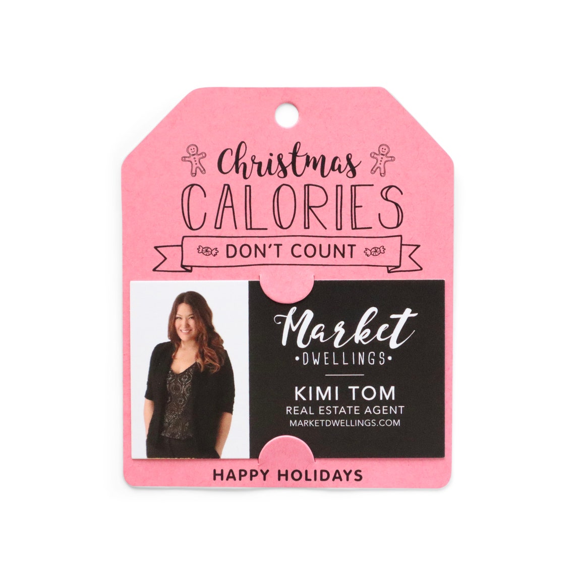 Christmas Calories Don't Count Gift Tag Christmas Pop By | Etsy