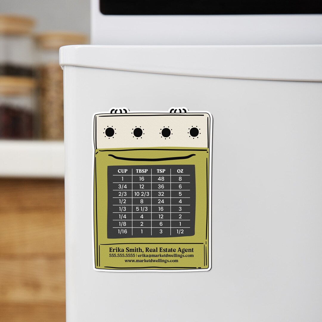 Customizable | Kitchen Conversions Refrigerator Magnets | Real Estate ...
