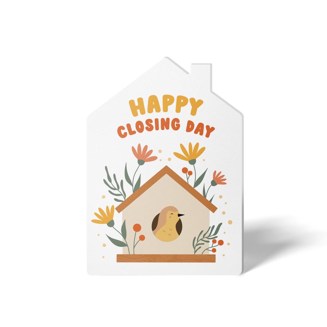 Set of Happy Closing Day Greeting Cards | Envelopes Included | Real ...