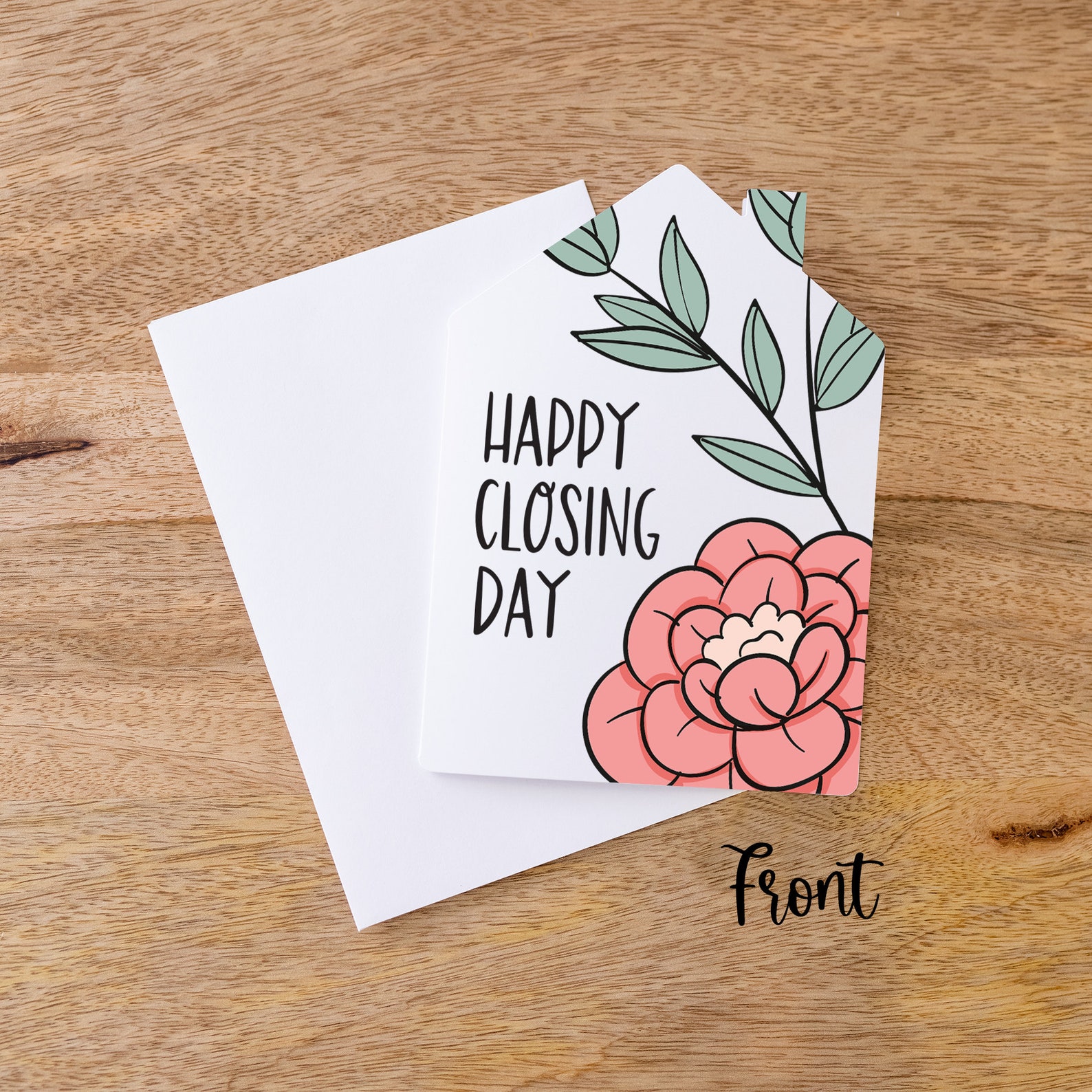SET of Floral Happy Closing Day Greeting Cards W/envelopes - Etsy