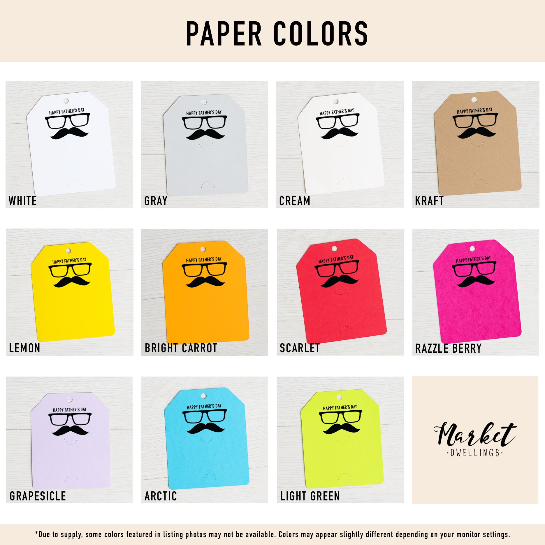 Happy Father's Day Gift Tag Father's Day Pop by Tags | Etsy