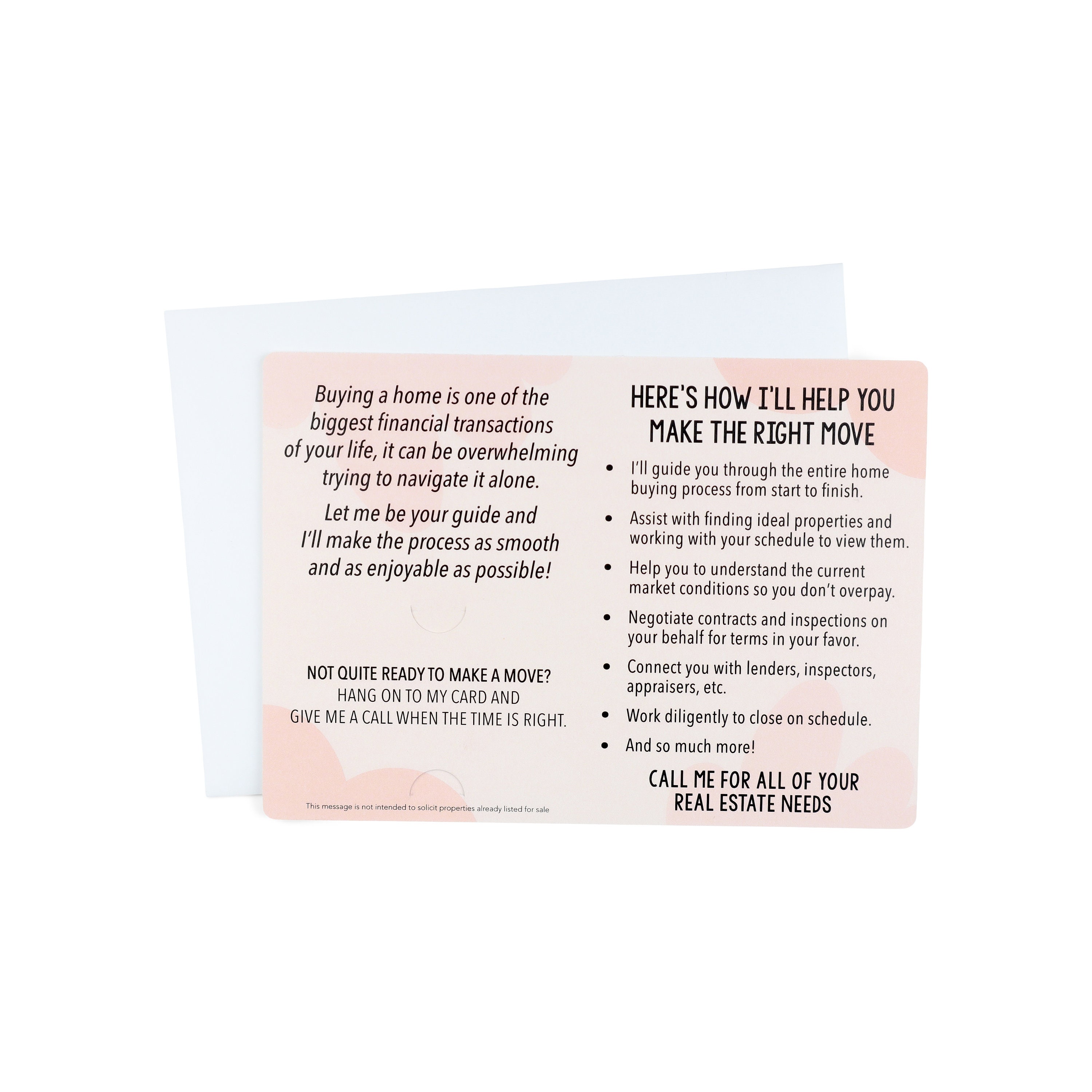 Vertical SET of Let Me Help You Find Your Next Home Mailer - Etsy