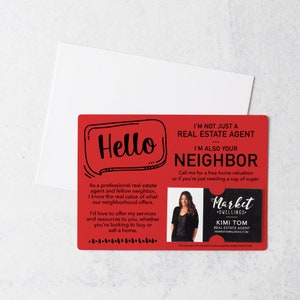 SET of I'm Not Just a Real Estate Agent, I'm Also Your Neighbor Mailer ...