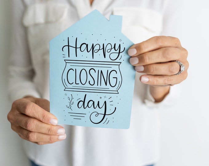 SET of Floral Happy Closing Day Greeting Cards W/envelopes - Etsy