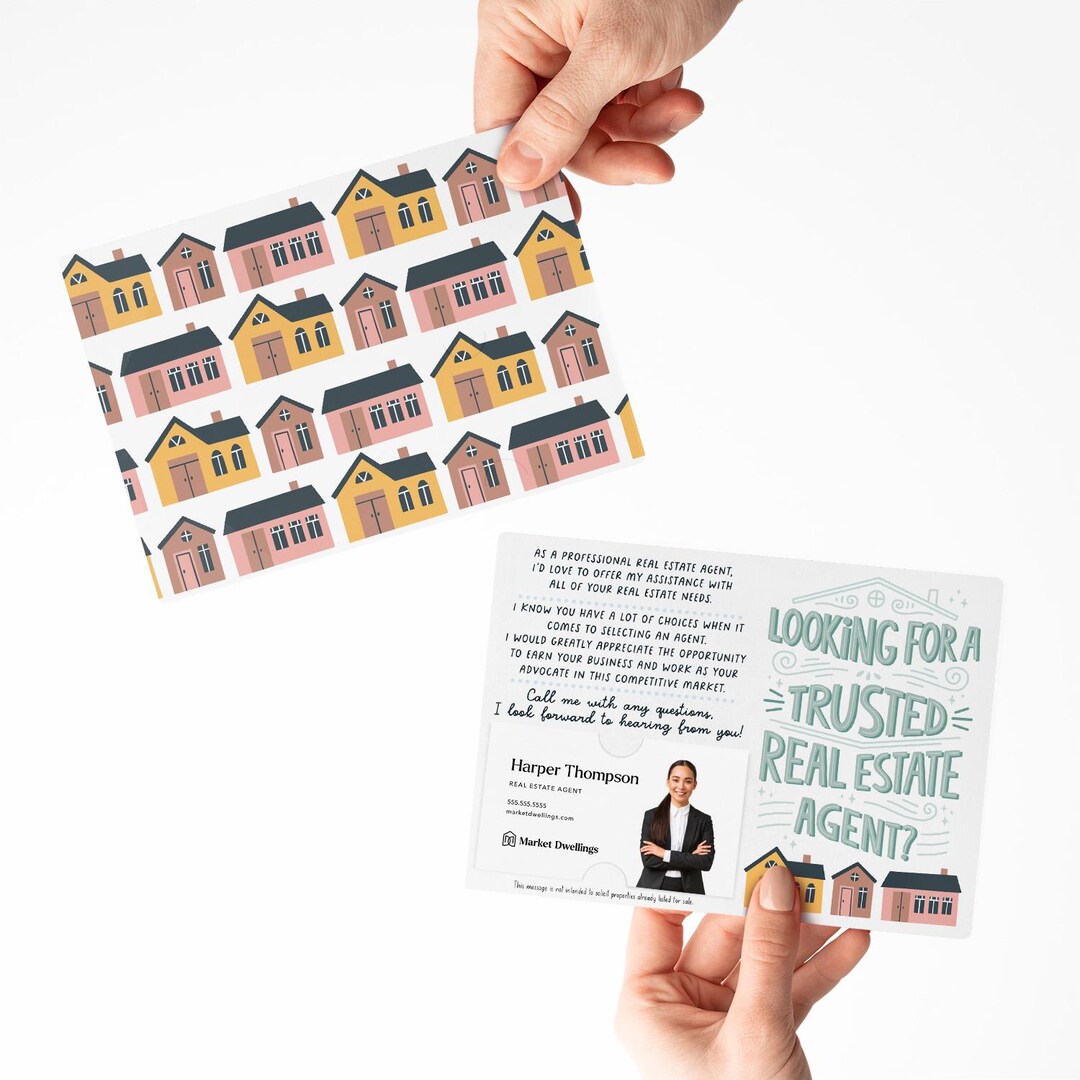 Looking for A Trusted Agent Real Estate Mailers | Envelopes Included ...