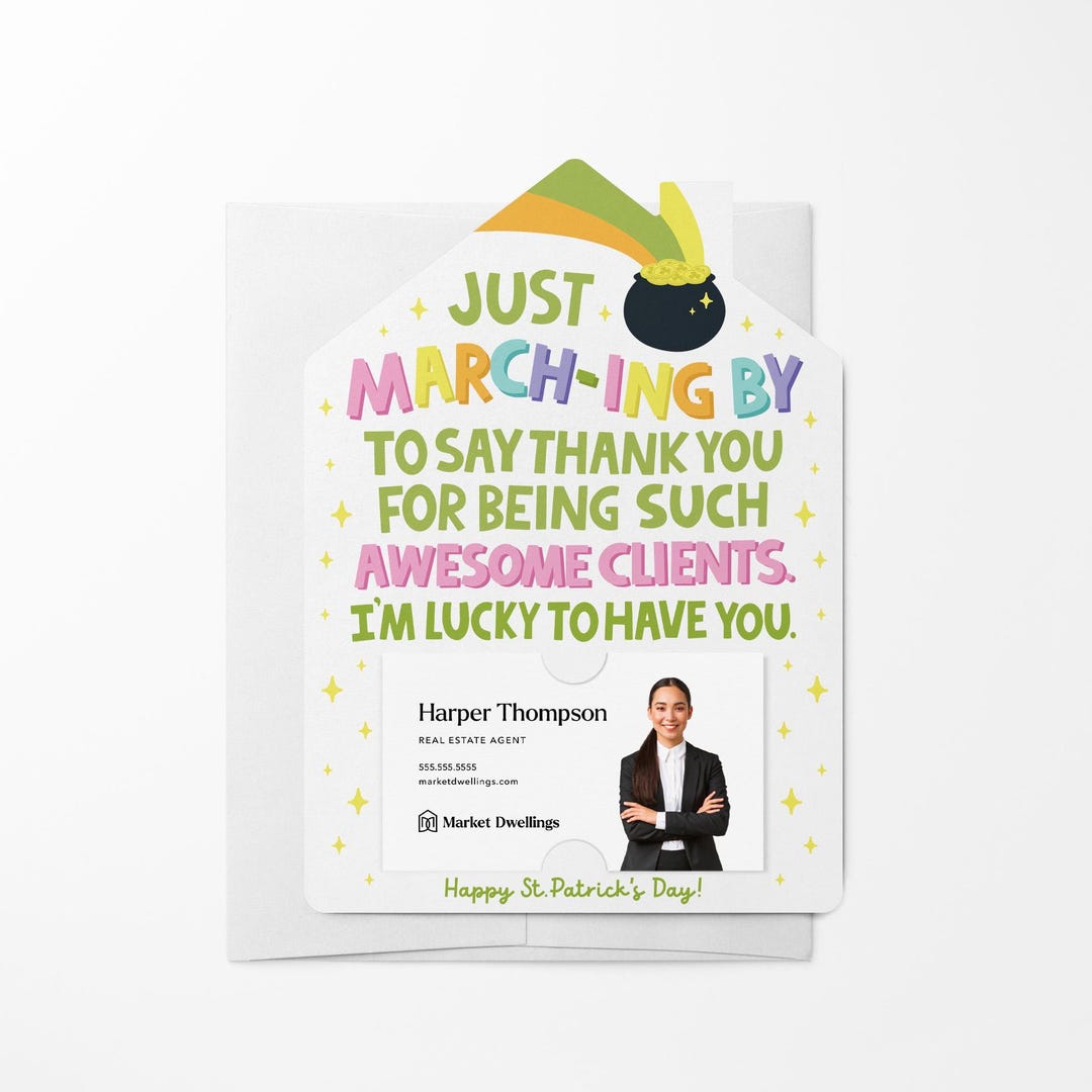 Set of Just March-ing by to Say Thank You for Being Such Awesome ...