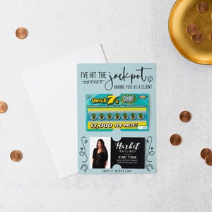 SET of I've Hit the Jackpot Lotto Mailer W/ Envelope St. Patrick's Day ...