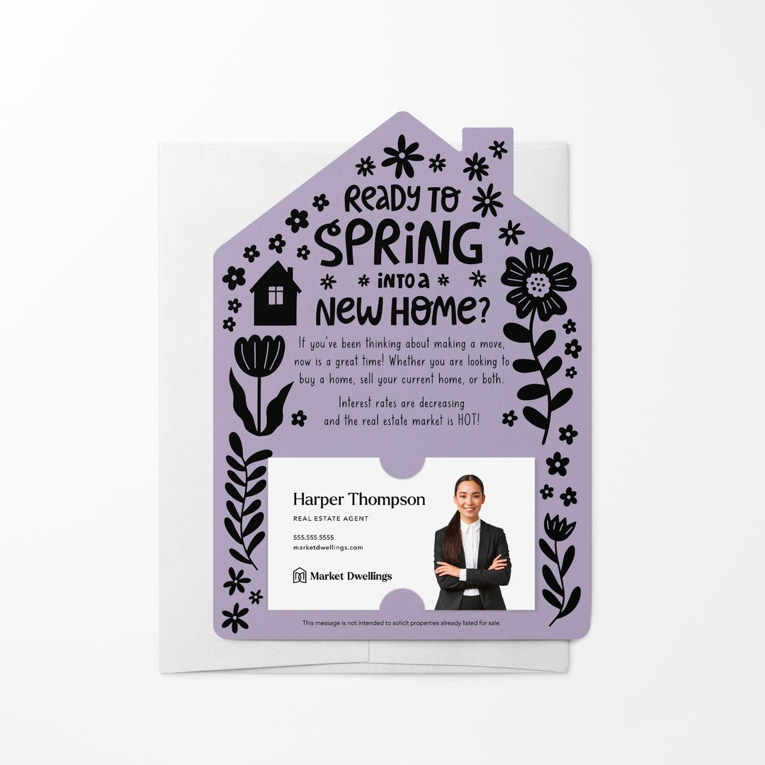 Set of Ready to Spring Into a New Home? Mailers W/ Envelopes | Real ...