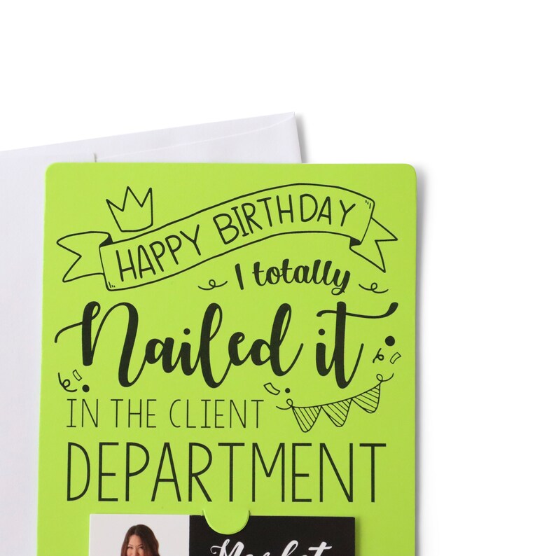 SET of Client Happy Birthday Cards With Envelopes Business | Etsy