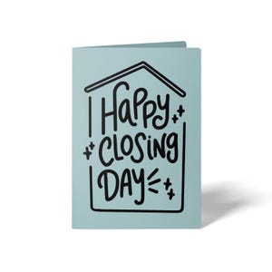 SET of Greeting Cards Happy Closing Day | Real Estate Card | Home ...