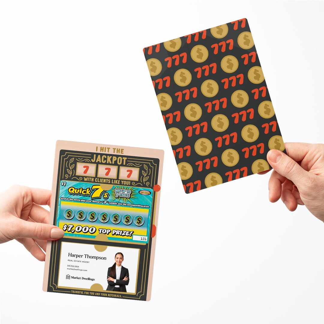 Set of I Hit the Jackpot With Clients Like You! | Lotto Mailers ...