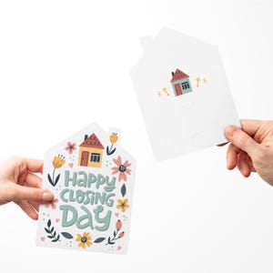 SET of Happy Closing Day Greeting Cards W/envelopes | Home Closing Gift ...
