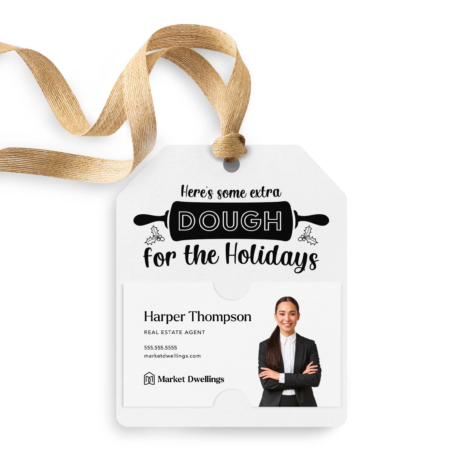 Here's Some Extra Dough for the Holidays Gift Tag | Cookie Dough Pop by ...