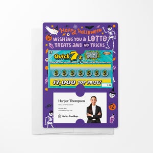 Happy Halloween Lotto Mailers W/ Envelopes | Lotto Pop by | Real Estate ...