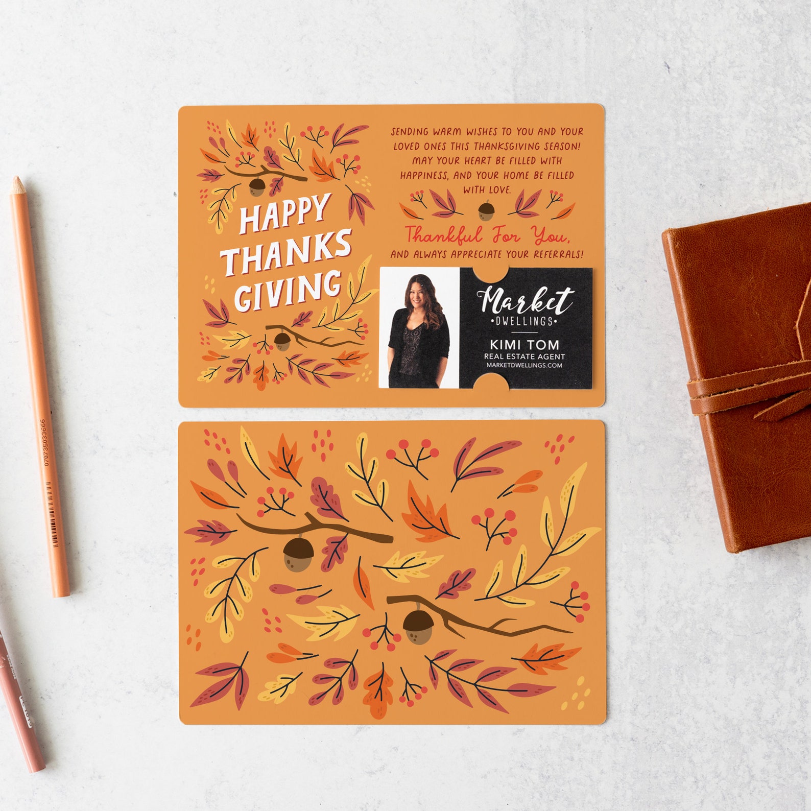 Set of Happy Thanksgiving Mailers Envelopes Included - Etsy