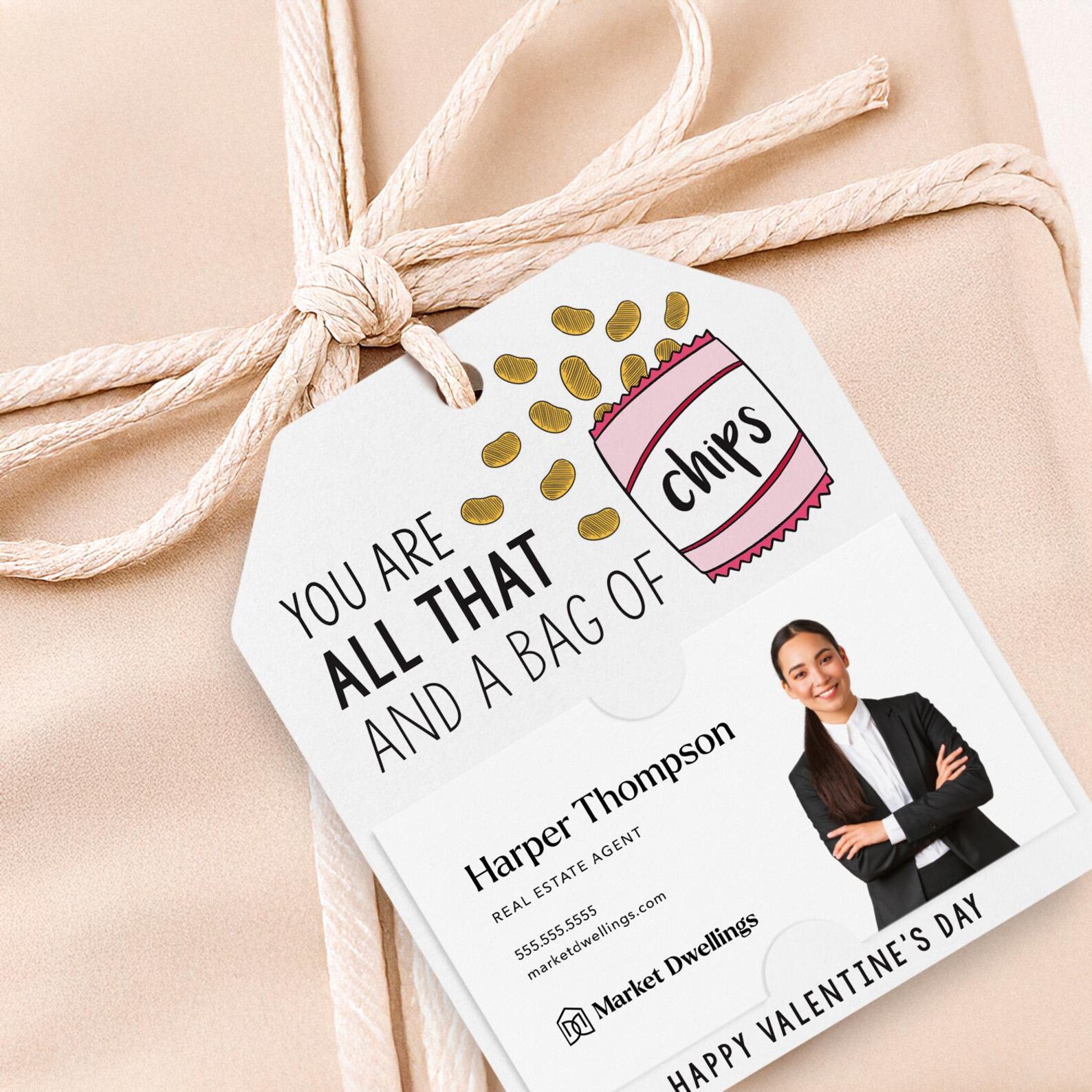 You Are All That and A Bag of Chips Gift Tag | Valentine's Pop by ...