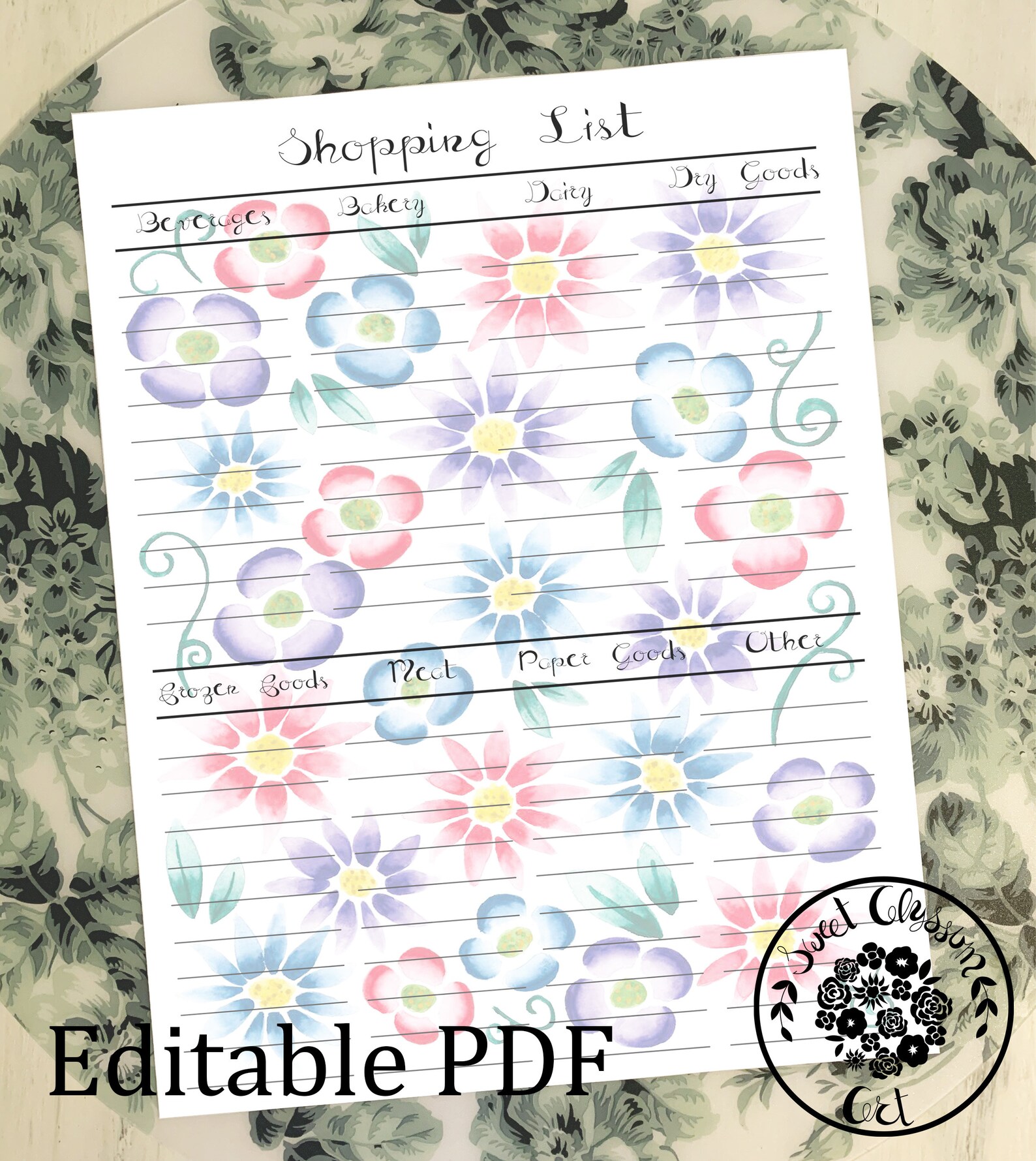 Meal Planning-shopping List-errands List Package-momma - Etsy