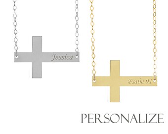 Sideway cross | Etsy