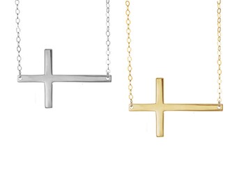 Sideway cross | Etsy