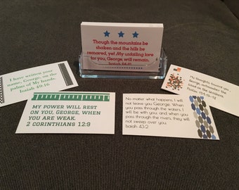 Personalized Scripture Cards - Etsy