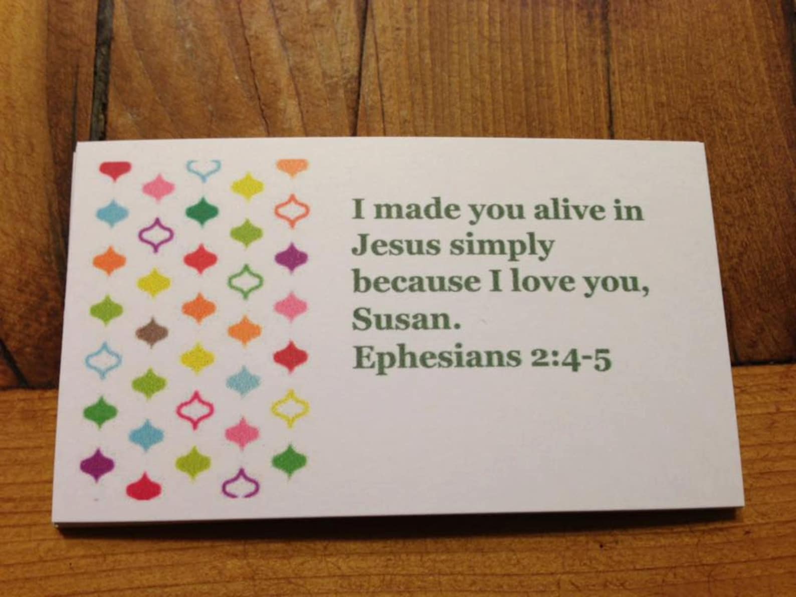 Encouraging Women's Personalized Scripture Cards. Set of - Etsy