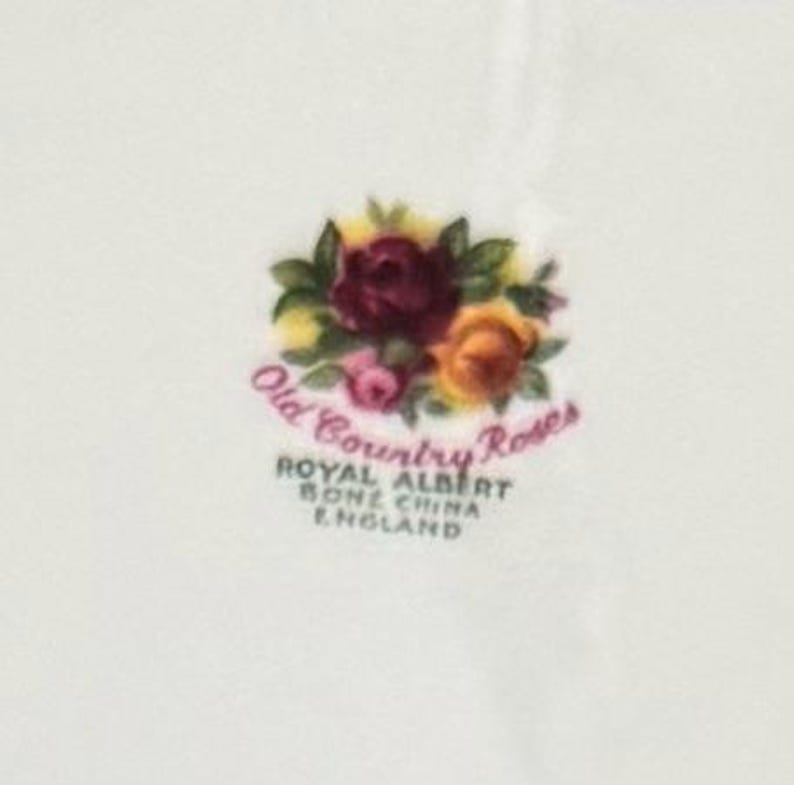 Vintage Royal Albert Old Country Roses Handled Cake Plate, 11 Inch Bone ...