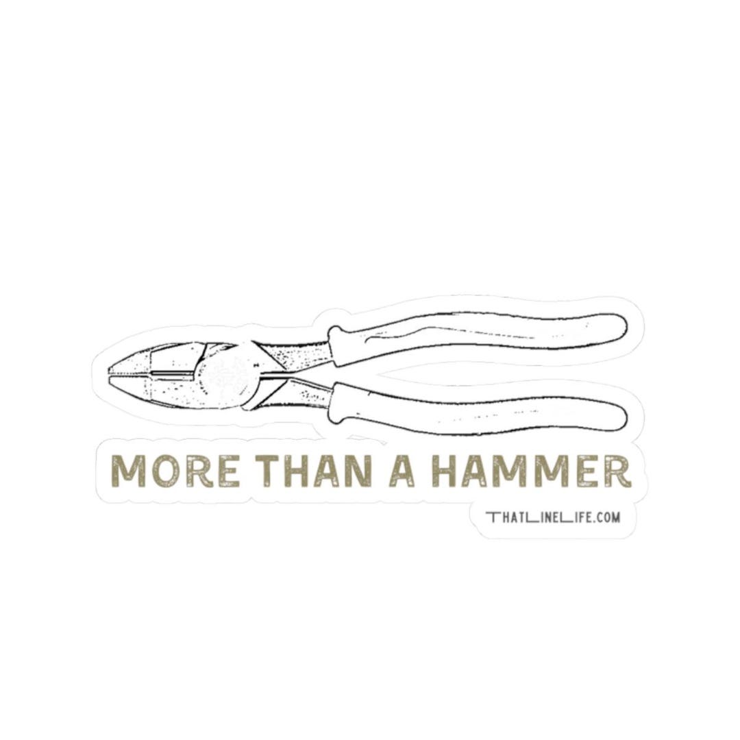 Lineman Pliers Sticker, Blue Collar Union Pride, Electrical Worker ...