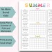 EDITABLE Summer Bucket List Summer Fun Calendar Summer Fun Poster ...