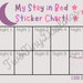 My 'stay in Bed' Sticker Chart for Boys and Girls - 2 Colors Included ...