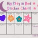 My 'stay in Bed' Sticker Chart for Boys and Girls - 2 Colors Included ...