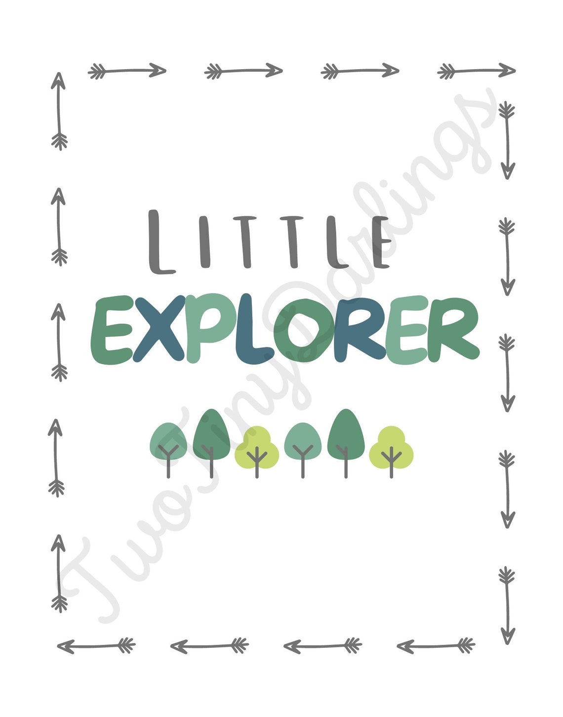Printable Little Explorer Nursery and Kid's Room Decor for Boys and ...