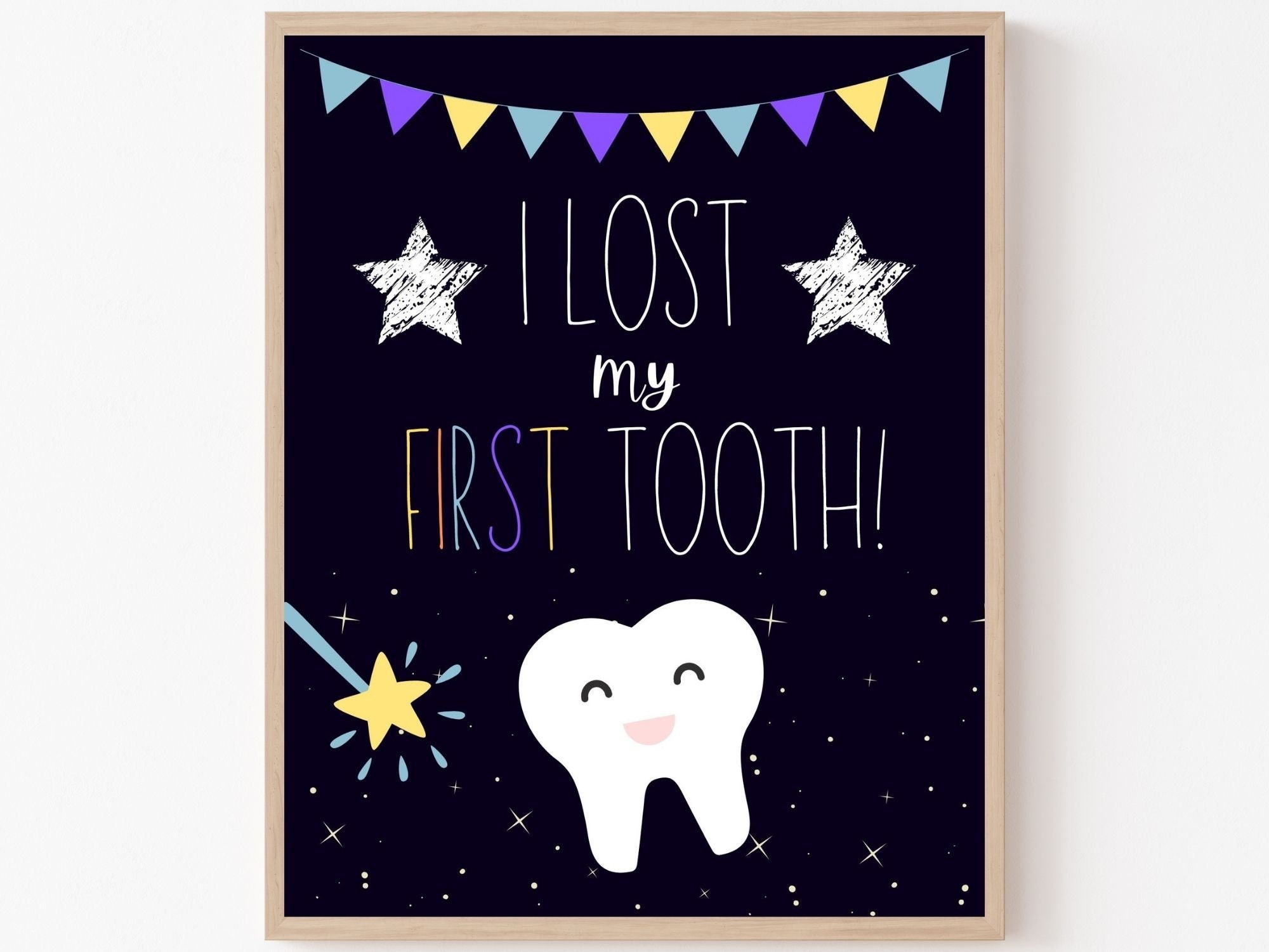 Instant Printable "i Lost My First Tooth Sign" - Multiple Sizes ...