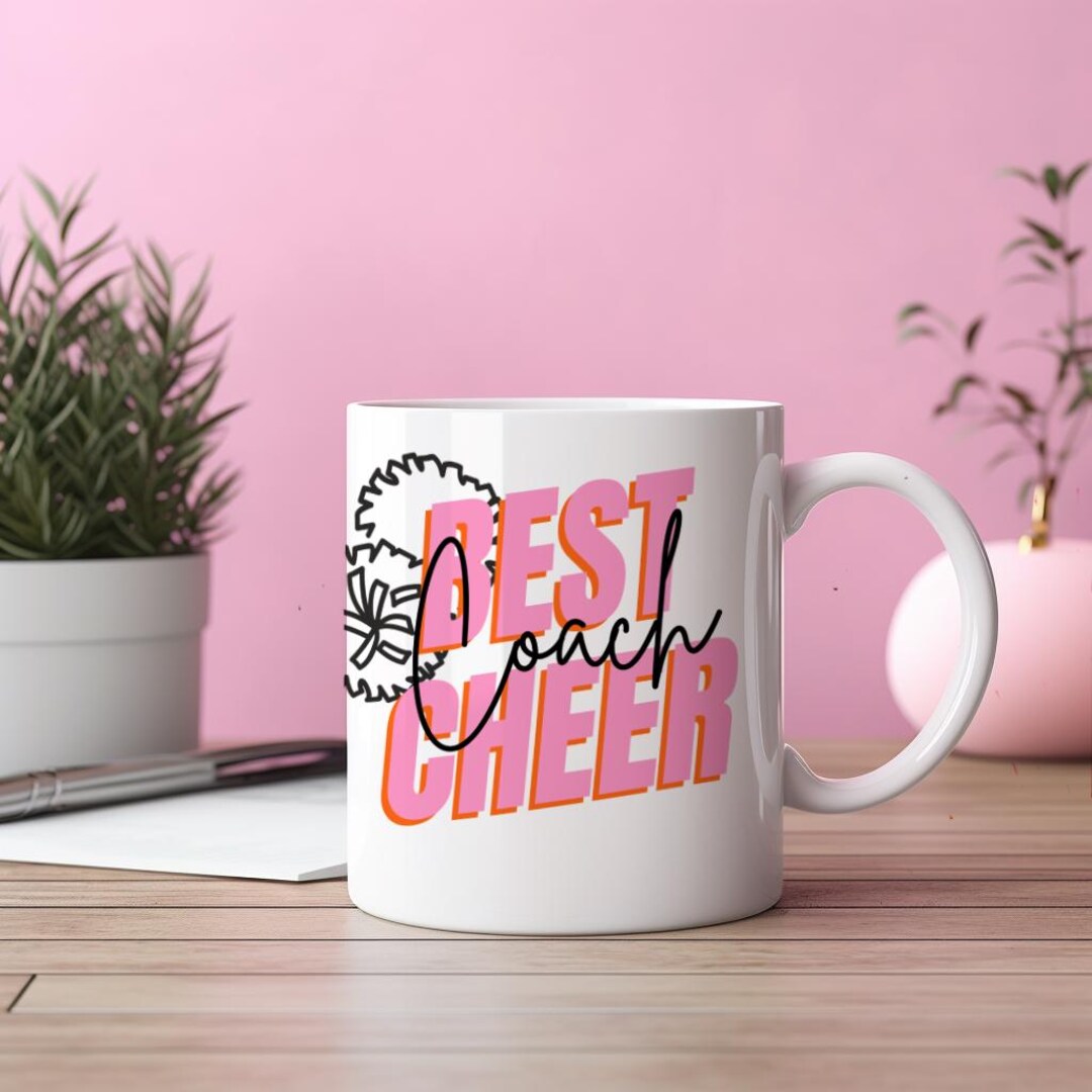 Cheer Coach Cup, Cheer Coach, Cheer Coach Gift, Cheer Coach Gift Ideas ...