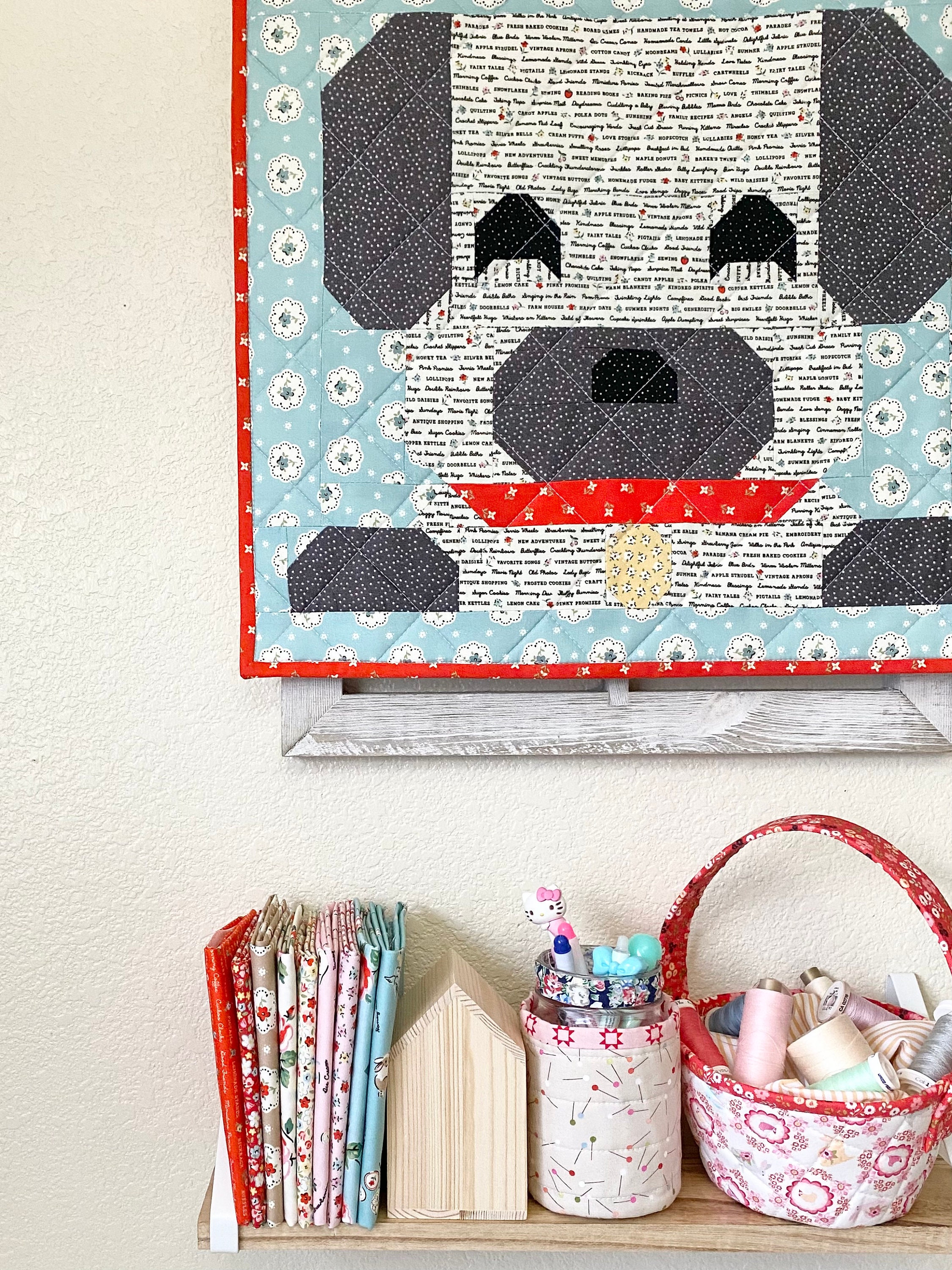 My Favorite Ruff Mini Quilts Pattern Two Block Designs - Etsy
