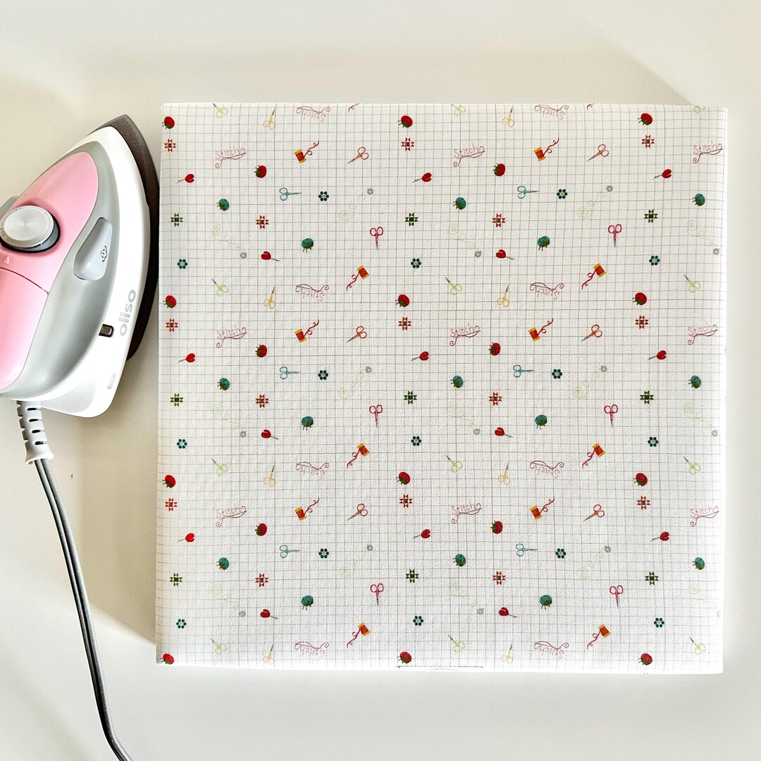 Stitching Press White 13x13 Mini Ironing Board Non Slip Quilt Block ...