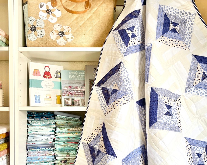 Pyramid Stack Quilt Pattern Foundation Paper Piecing FPP Baby & Throw ...