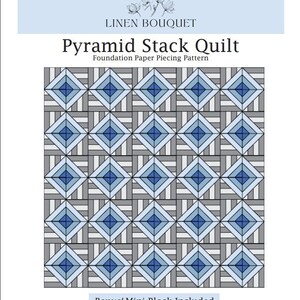 Pyramid Stack Quilt Pattern Foundation Paper Piecing FPP Baby - Etsy