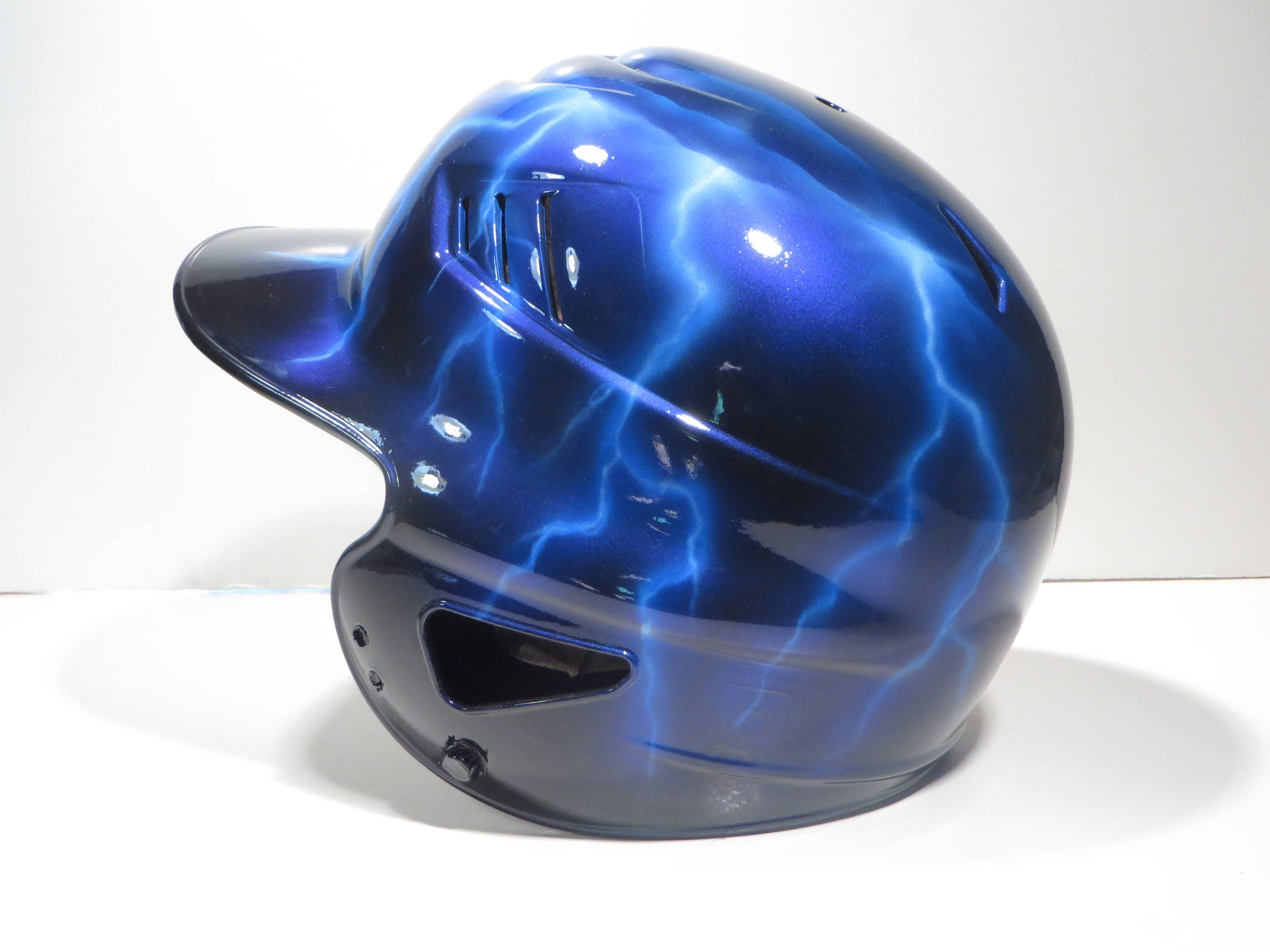 Custom Airbrushed Batting Helmet with Name on Back New Helmet | Etsy