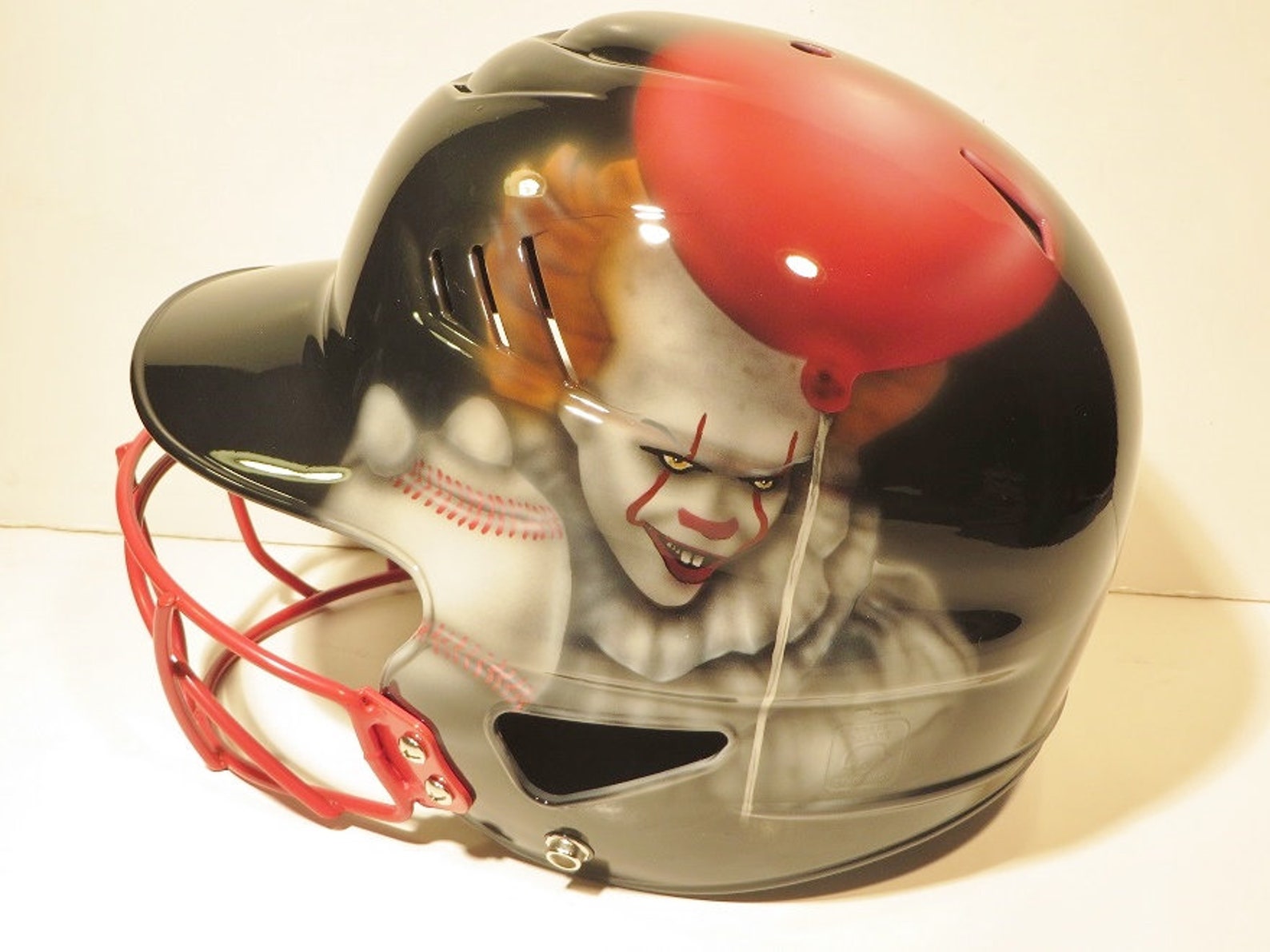 Custom Airbrushed Batting Helmet (new Helmet Included) - Etsy